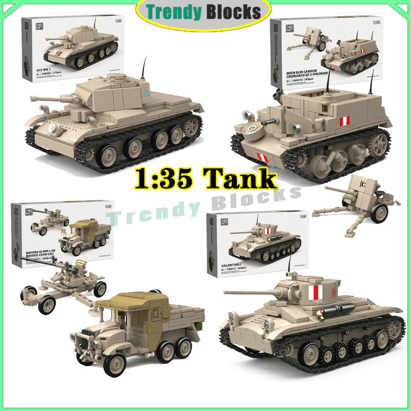 Tank Building Blocks,WWII,All series,1:35 Vehicles, Anti-aircraft ...