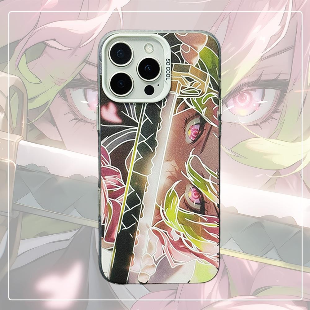 Case for iPhone Anime Demon Slayer Series Kanroji Mitsuri Case Matte ...