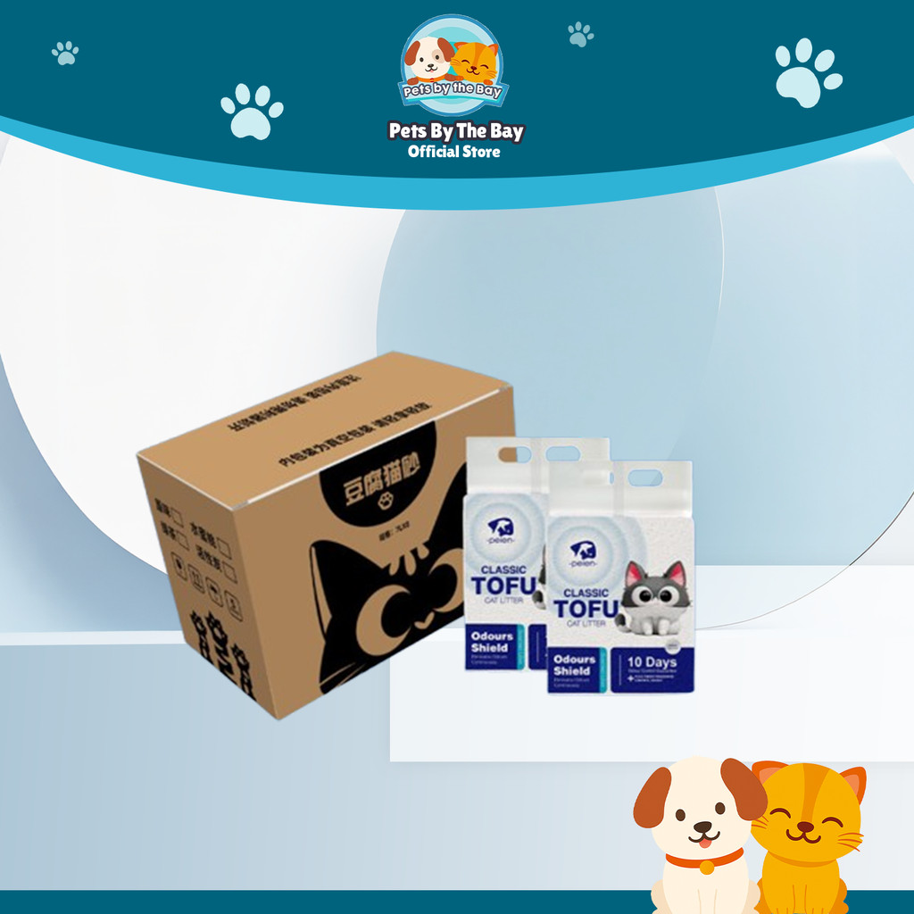 Pasir Kucing Tofu 🔥8 BEG/CTN 🔥【PEIEN】 7L/2.4KG Cat Tofu Super Clumping ...
