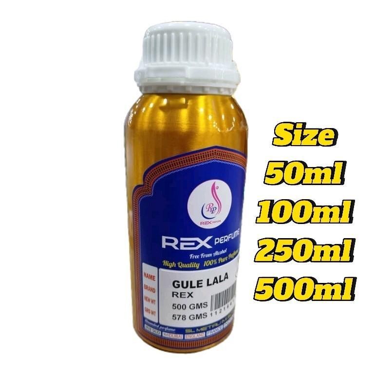 Gule Lala Rex Perfume Minyak Wangi patti Original 50/100/250/500ml ...