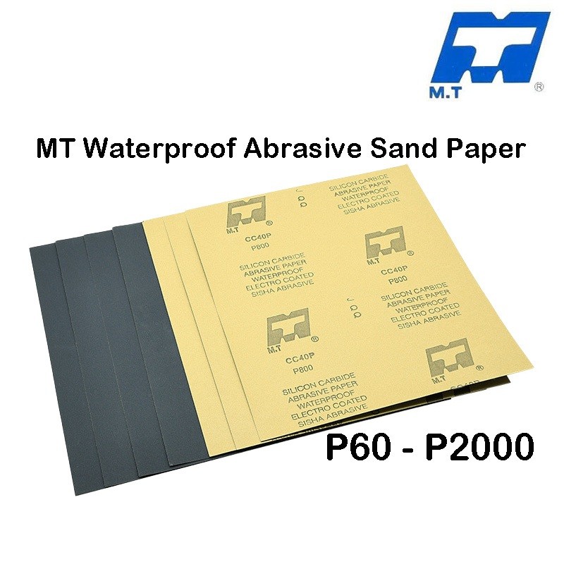 MT Waterproof Abrasive Sand Paper for Wood Steel Wall High Quality P60 ...