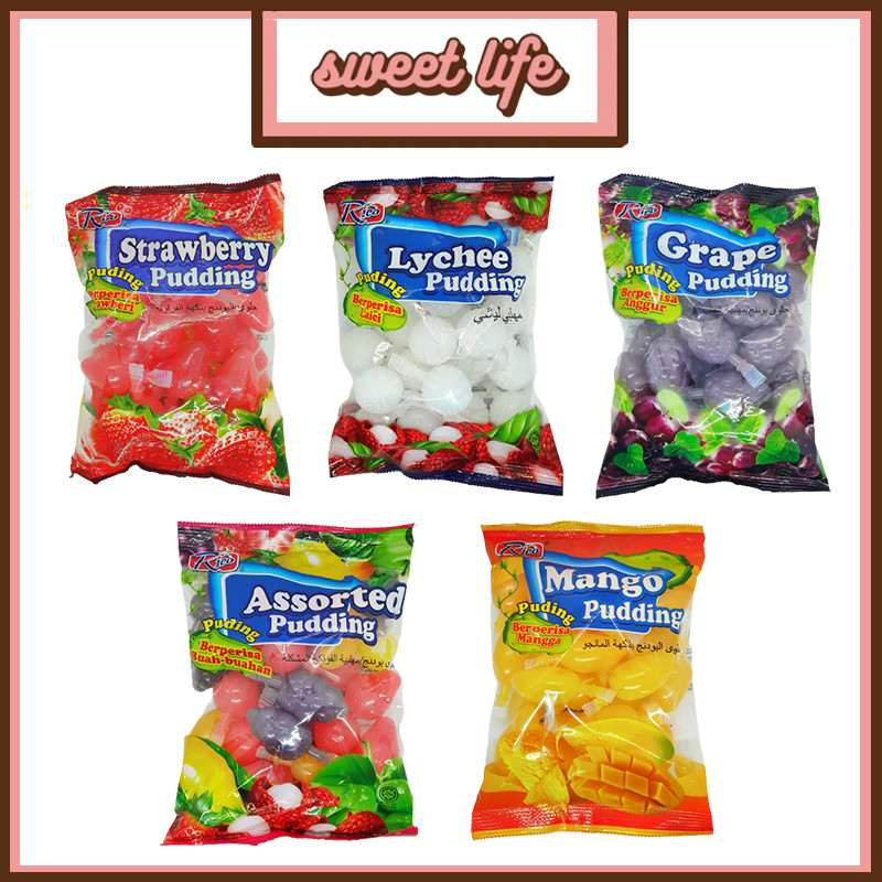 24'S X 40G RICO PUDDING JELLY BERPERISA LAICI / MANGGA / STRAWBERI ...