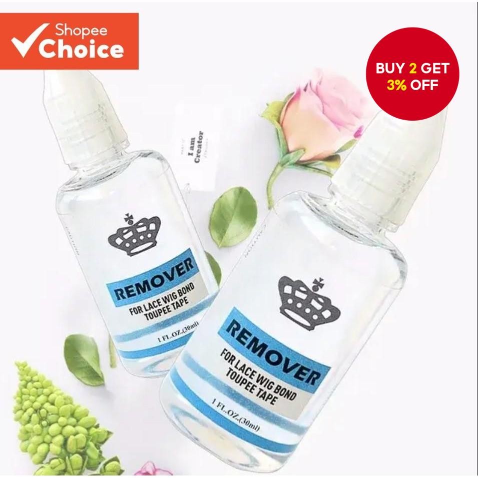 Wig Glue Remover Solution - Gentle Adhesive Dissolver for Extensions ...
