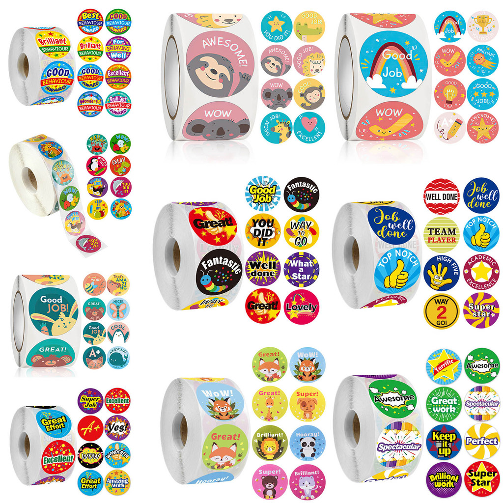 500pcs Star Reward Stickers for Kids School Teacher Supplies for ...