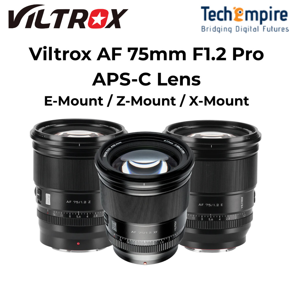 Viltrox 75MM F1.2 Pro APS-C Lens Prime Lens Autofocus Large Aperture for Sony FE/ Nikon Z ...