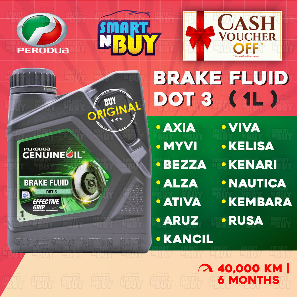 Perodua Original Brake Fluid Dot 3 Minyak Brake Perodua Brake Oil Dot 3 ...