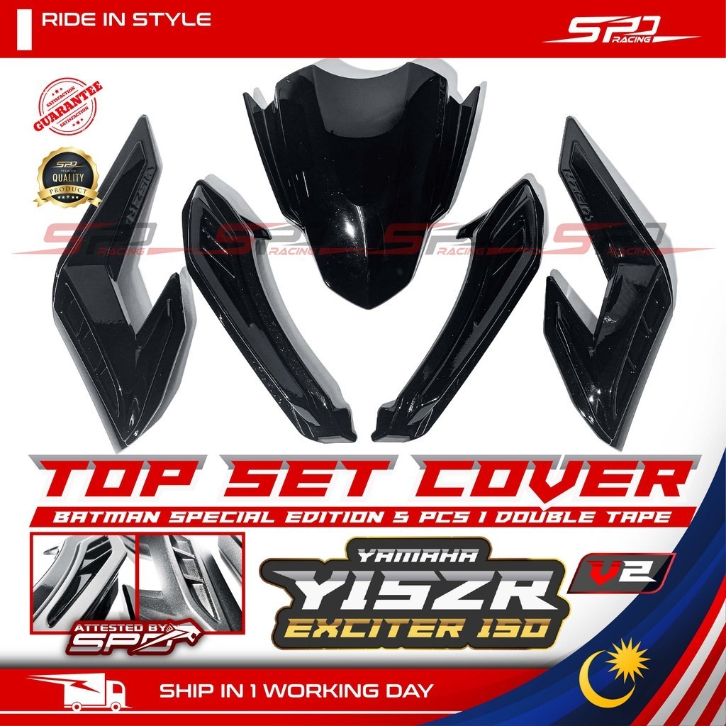 Y15 V2 Top Set Cover Set Batman Special Edition I Matte / Materic Black ...