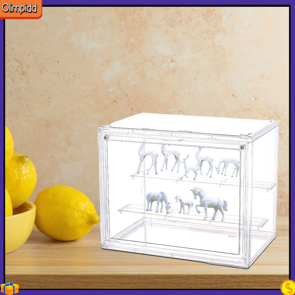 olimpidd| Stackable Storage Container Acrylic Display Stand 3 Tier ...