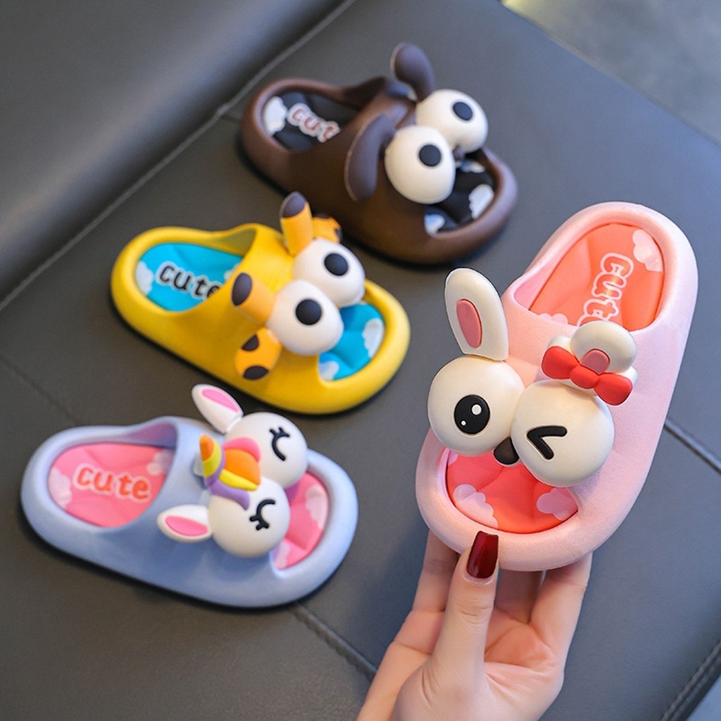 3.3 IMPORT Okaybaby B420 Cartoon Slop Sandals for Boys Girls Trendy ...