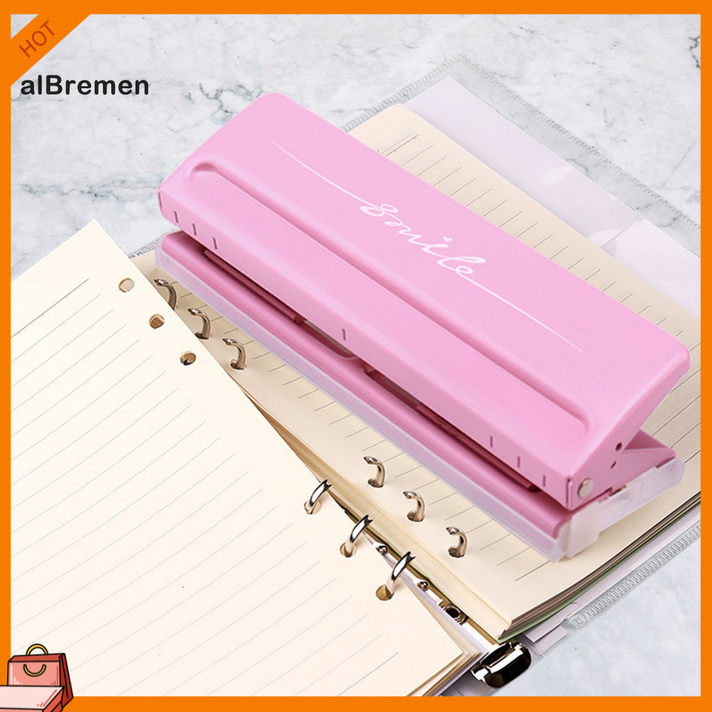 (New) Hole Punching Machine Adjustable Professional Labor-saving DIY 6 ...