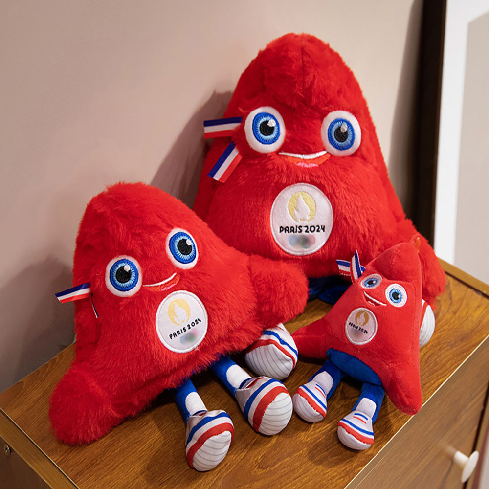 2024 Paris Olympics Doll Phryges Mascot Doll Cartoon Plush Toy Keychain ...