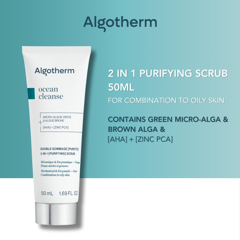 Algotherm Ocean Cleanse 2 IN 1 Purifying Scrub 50ML - Dual-action ...