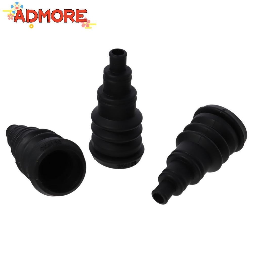 ADMORE 4Pcs 3/8 to 1 Inch Diameter, Rubber Black Rubber Grommets Wire Bundle Boots, Flexibility ...