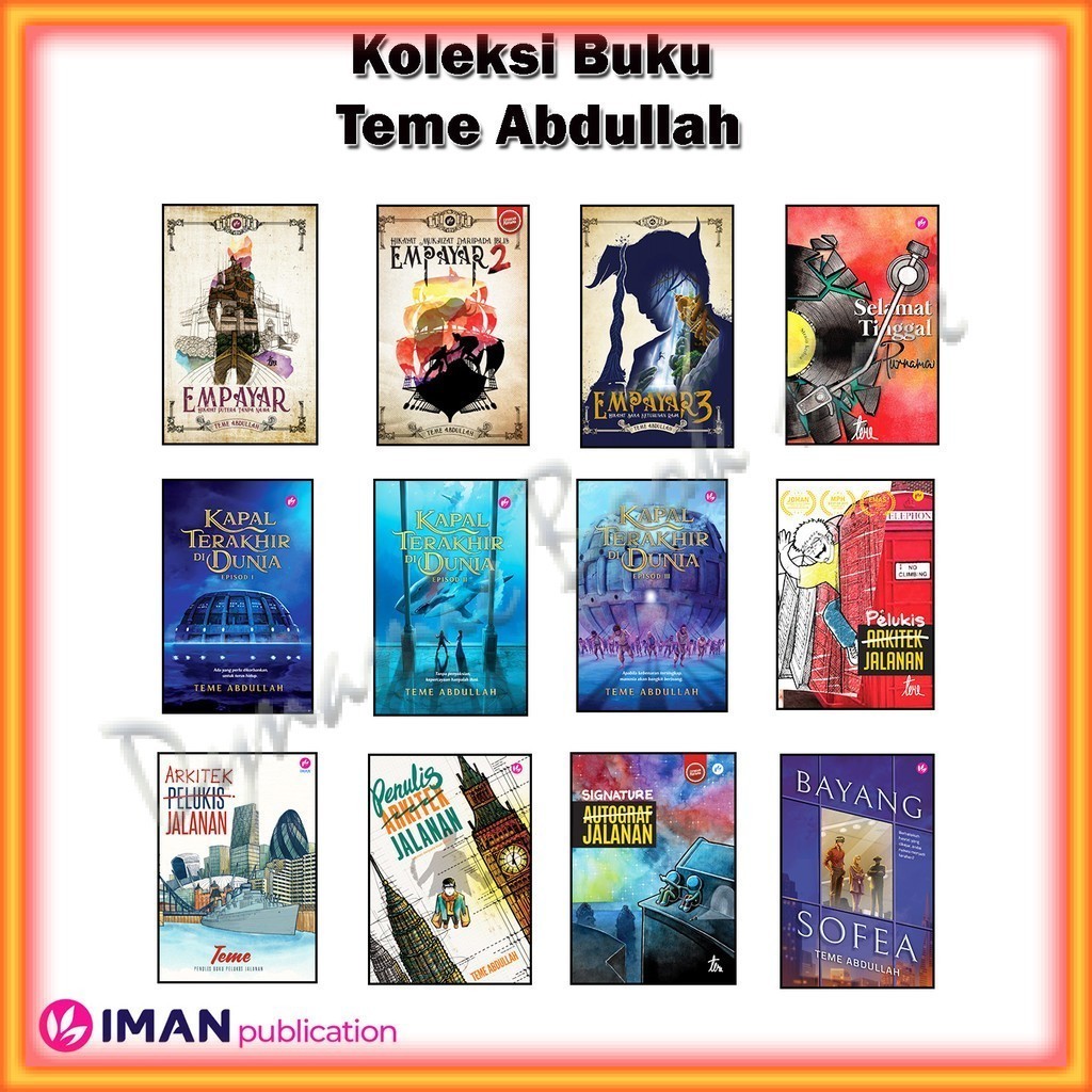 Koleksi Buku Teme Abdullah : Empayar / Kapal Terakhir Di Dunia / Bayang ...