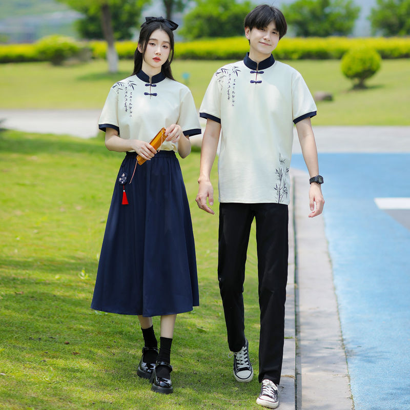 Summer Class Uniforms New Chinese Junior High School Students ...