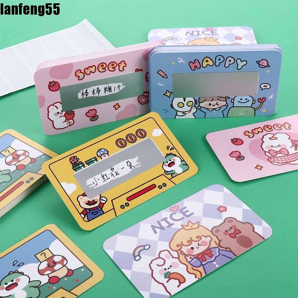 LANFENG Reward Scratch Cards Creative DIY 20Pcs School Family Lucky ...