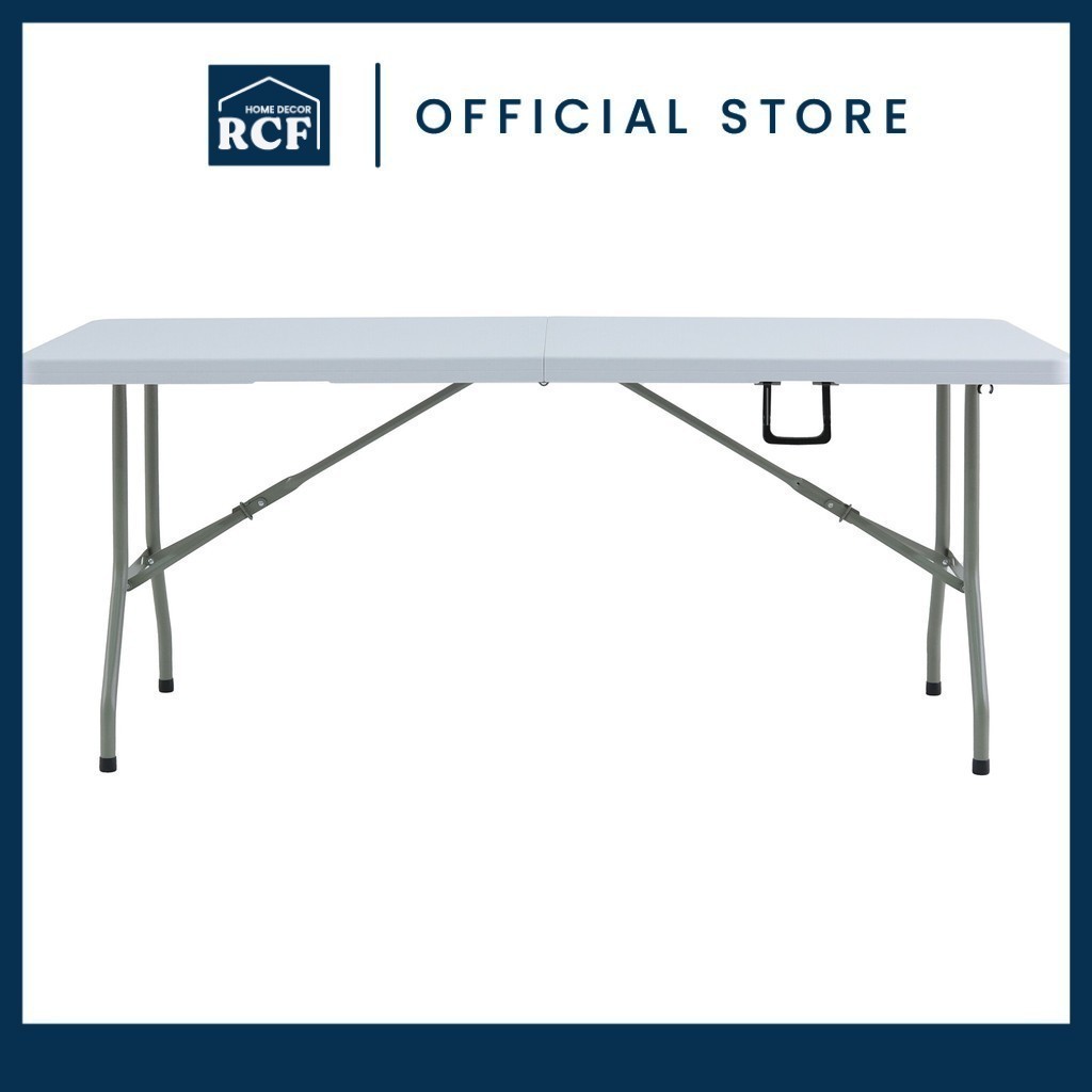 RCF HOME DECOR 6ft Foldable Table Folding Banquet Table Meja Banquet ...