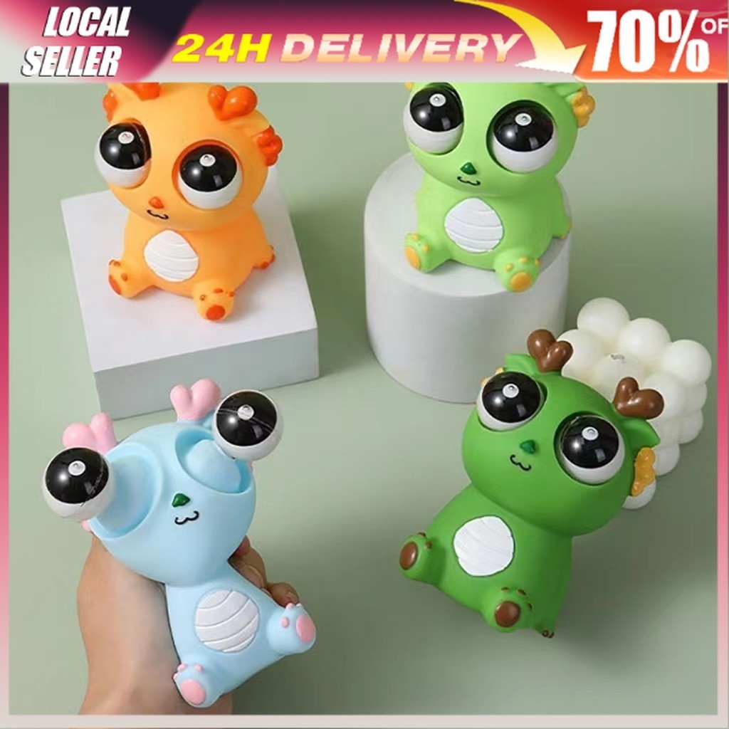 Pop Eye Dragon Squishy Toy Creative Pop Out Toys Children Squeeze Toy ...