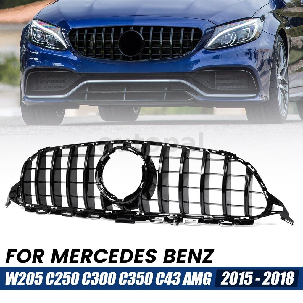 Black GT Grille Front Grille Protection Front Mesh Grille Front Bumper ...