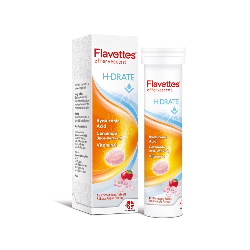 New StockFlavettes Effervescent Vitamin C Glow/ Glamz/ H-drate 250MG ...