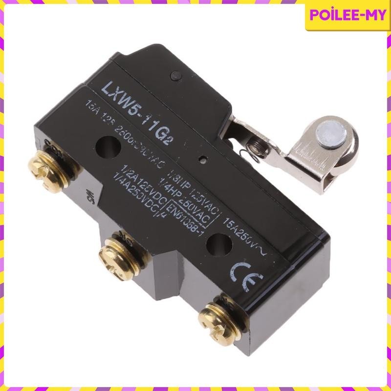 [PoileeMY] Momentary Roller Hinge Lever Arm SPDT 1NO 1NC Micro Switch Microswitch | Shopee Malaysia
