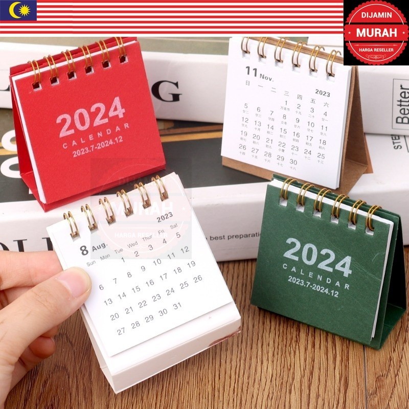 MP 2024 Office School Tables Desk Decoration Flippable Calendar / Daily ...