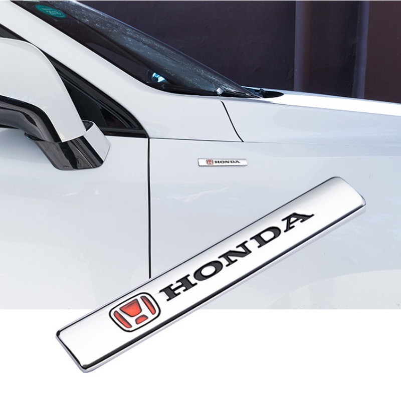 1 Piece For Honda Fit Accord City Spoiler Civic Brio Jazz Crider XR-V CR-V Inspire Metal Car ...