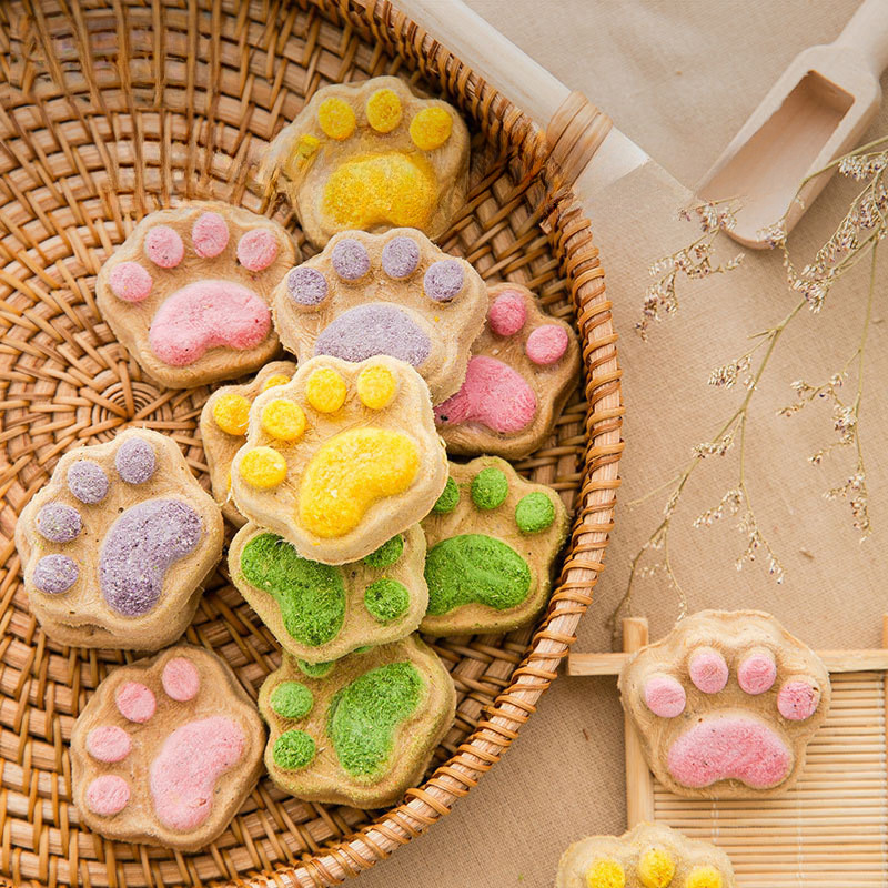 Cat Snacks Freeze-dried Raw Bones and Meat Cakes Dog Staple Food ...