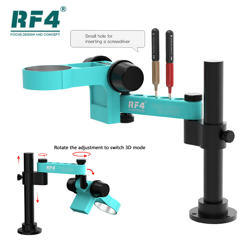 RF4 FO19 Microscope Metal Swing Arm Universal Telescopic 360 degree Single Arm Can Fixed Lifting ...