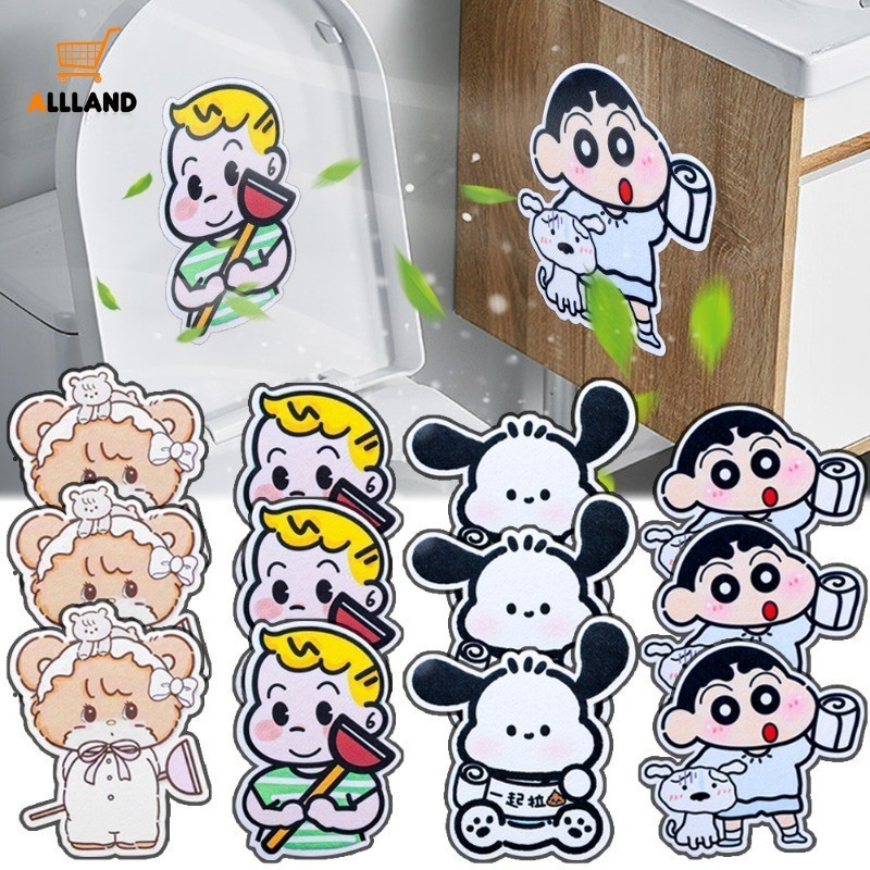 Cartoon Animals Toilet Deodorant Stickers - Cute Japanese Anime ...