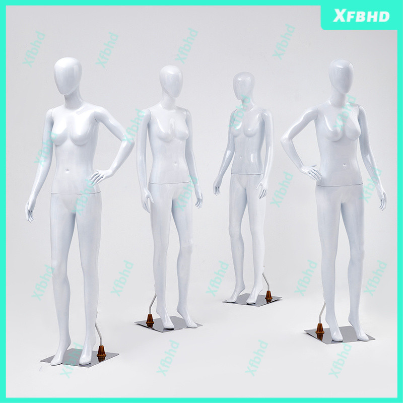 High-End Paint Female White Model Whole-Body Model Props Mannequin ...