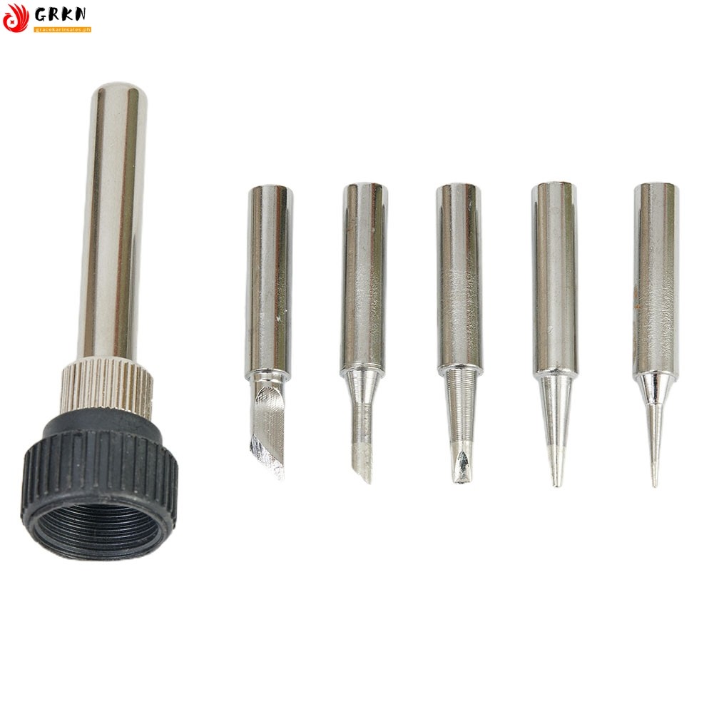 [GRKN] 6pcs 900M-T Soldering Station Solder Iron Tips &Handle Set for ...