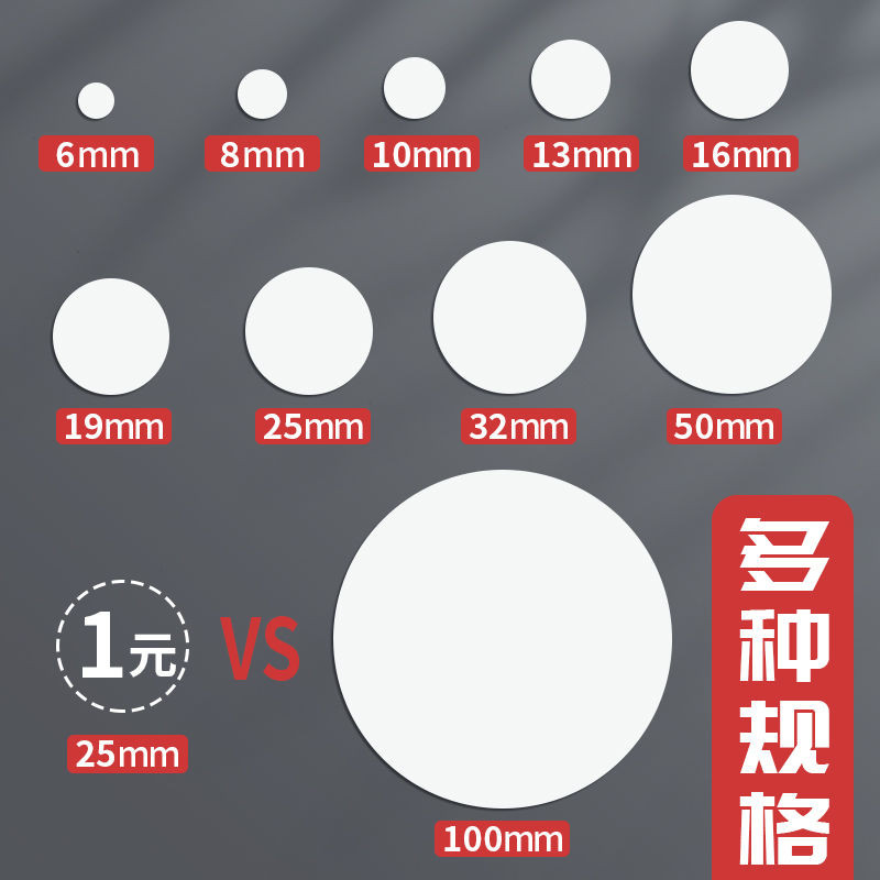 Wanmghome131419 19mm Color Dot Stickers 15 Sheets Round Self-Adhesive ...