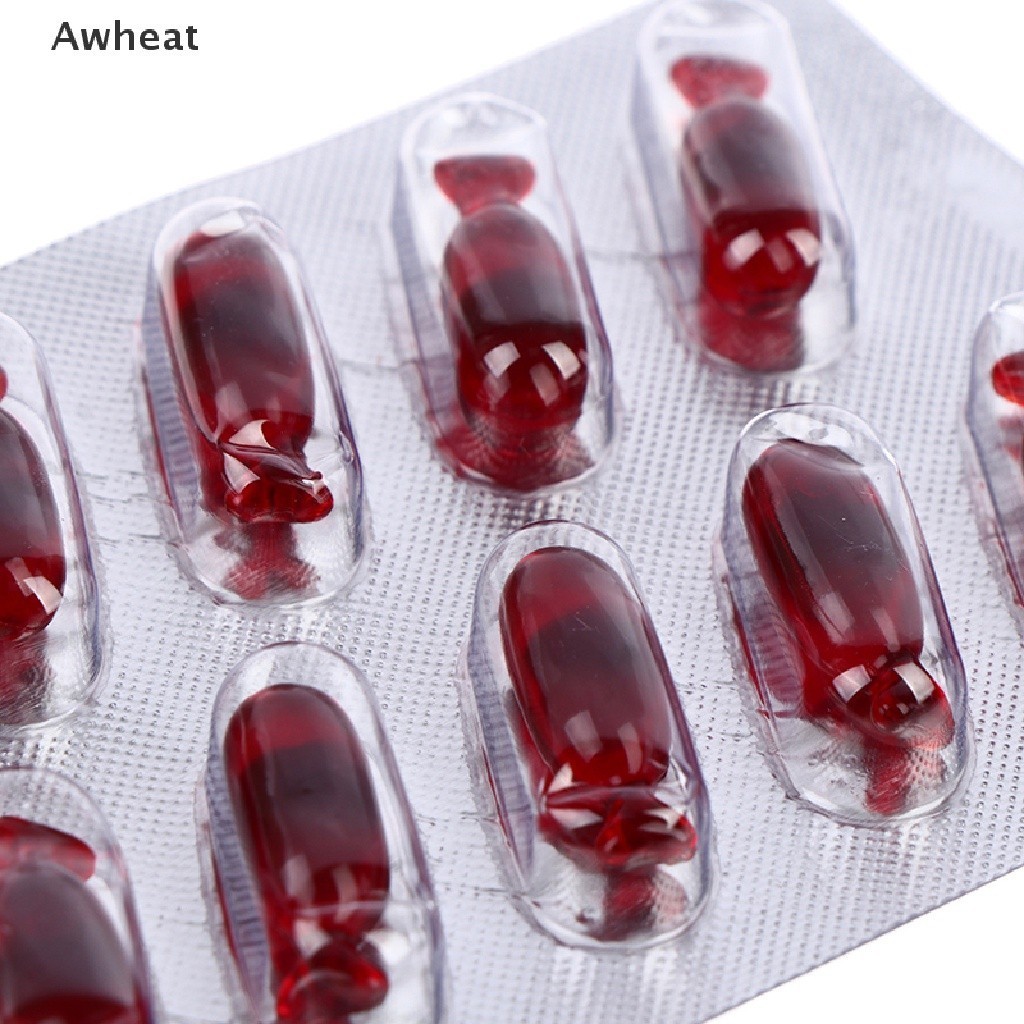 Ship from Malaysia ready stock 10pcs Halloween Fake Blood Capsule ...