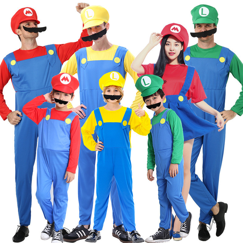 Super Mary Costume AnimecosplayMario Suit Theme BallcosCostume | Shopee ...