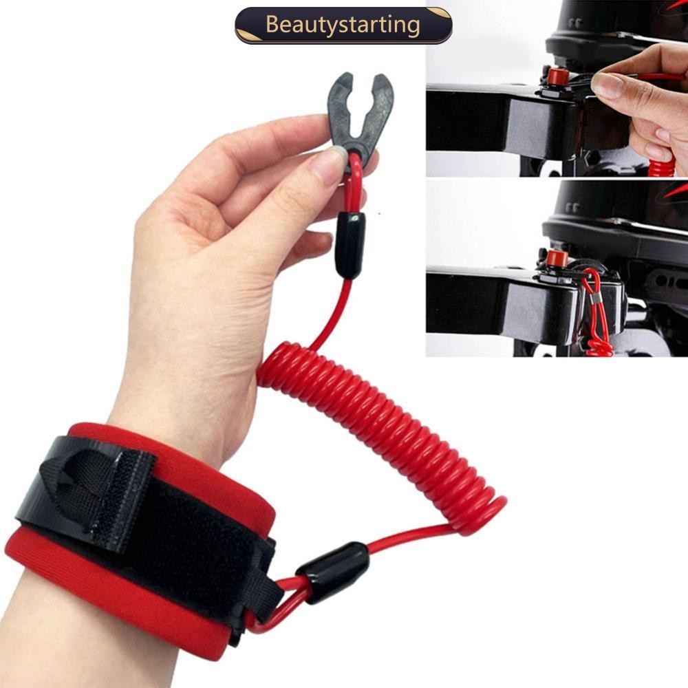 BEAUTYSTARTING Universal Marine Boat Outboard Engine Motor Lanyard Kill ...