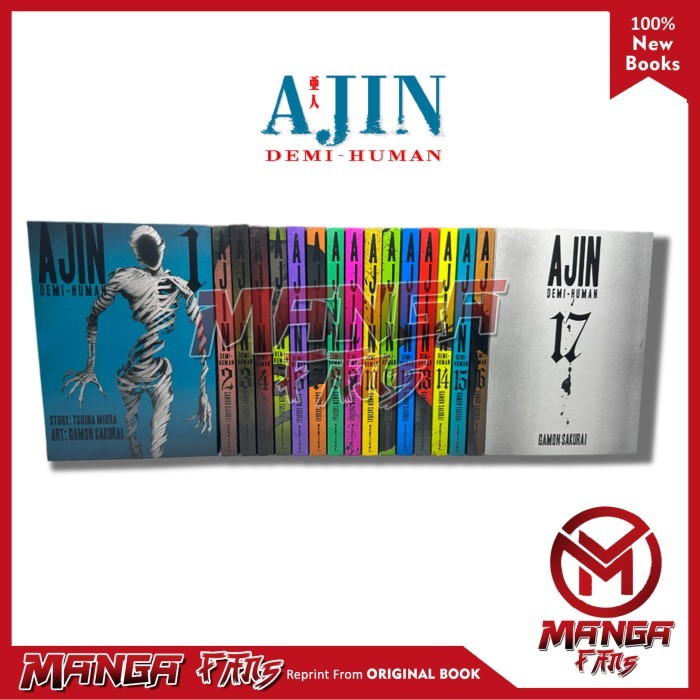 Manga: Ajin: Demi-Human 17 book series by Gamon Sakurai (english ...