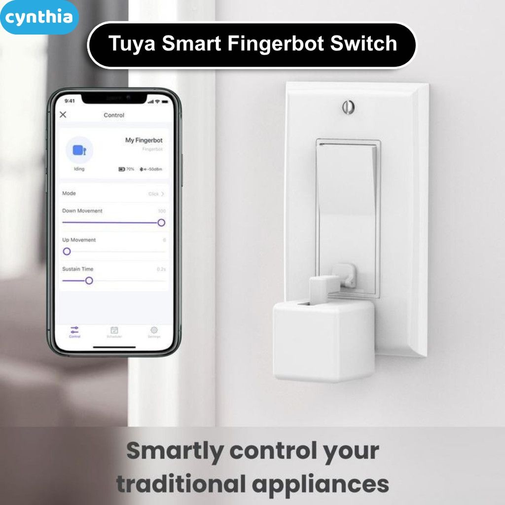 Tuya Smart Fingerbot Switch Bot Button Pusher Remote Control Smart Home Voice Control cyn ...