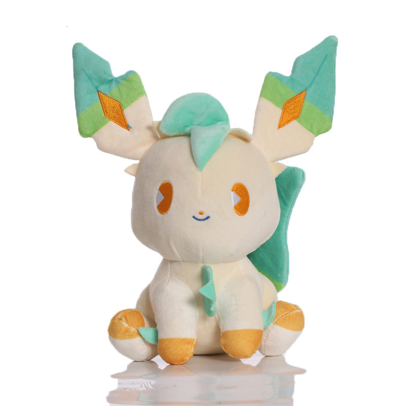28cm Q Version Leafeon Plush Toy Doll Anime Pokemon Leafeon Plush Soft ...