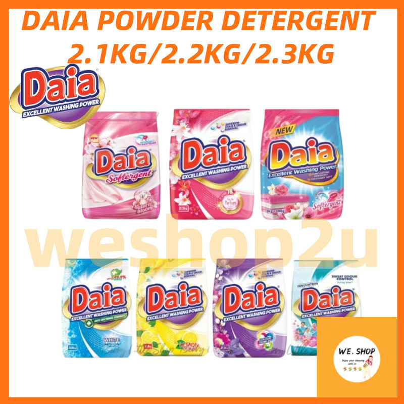 Daia® Powder Detergent (2.1kg/2.2kg/2.3kg) | Shopee Malaysia