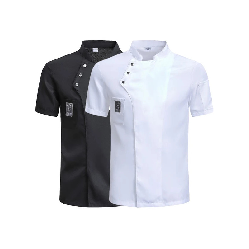 Catering Cooking White Shirt Restaurant Kitchen Chef T-shirt Baker Work ...