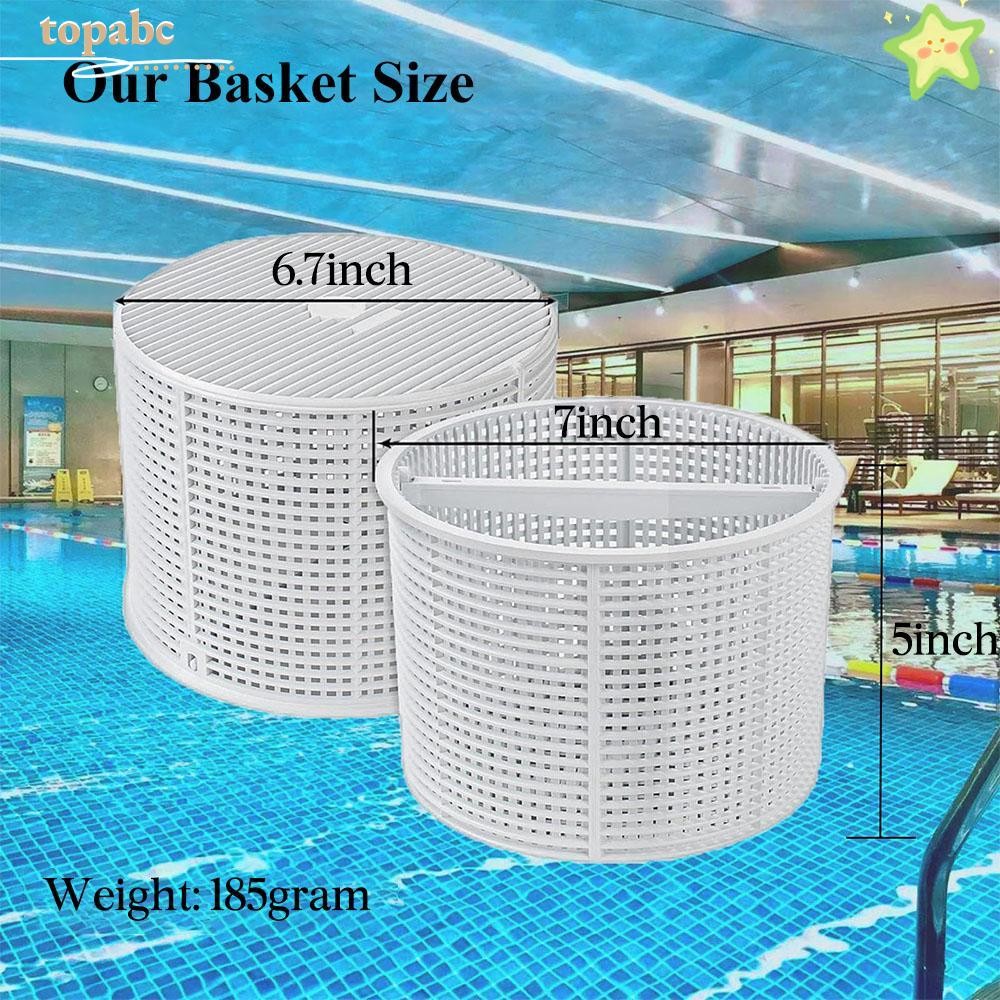 TOPABC Pool Skimmer Basket Replacement, Inground Pool Above Ground Pool ...