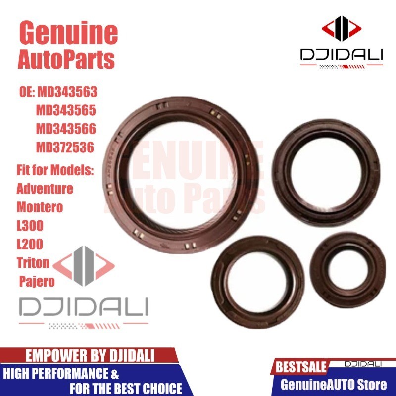 oil seal set for adventure / l300 / montero / l200 triton | Shopee Malaysia