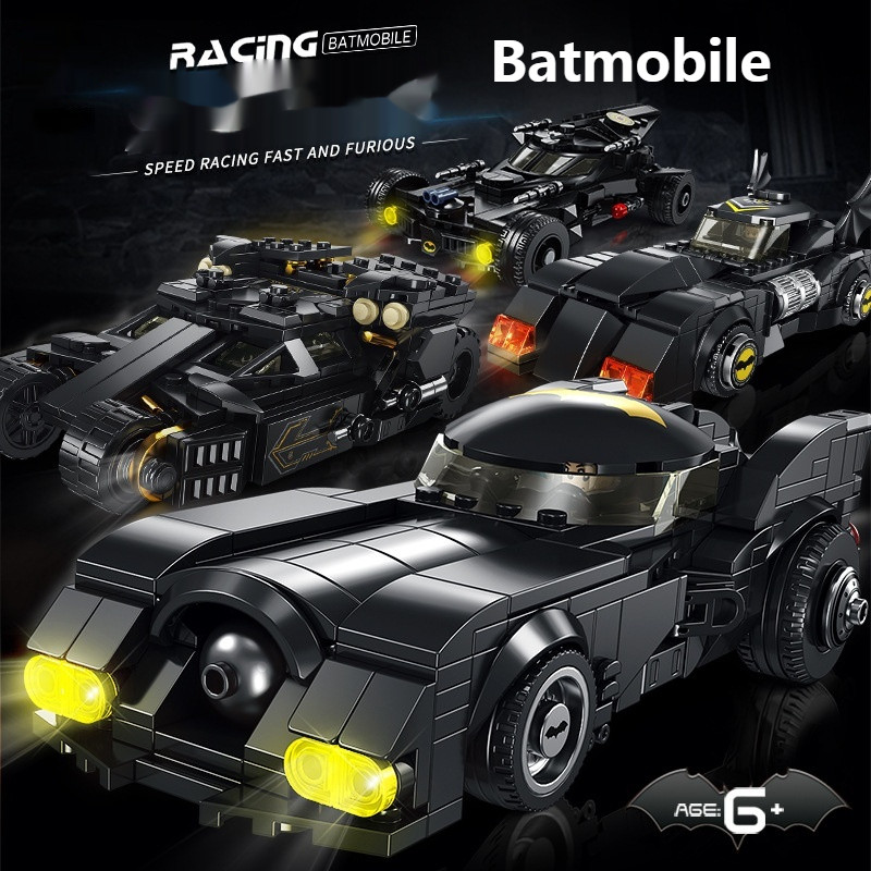 Batmobile Building Blocks Batman Racing Sports Car Off-Road Vehicle ...