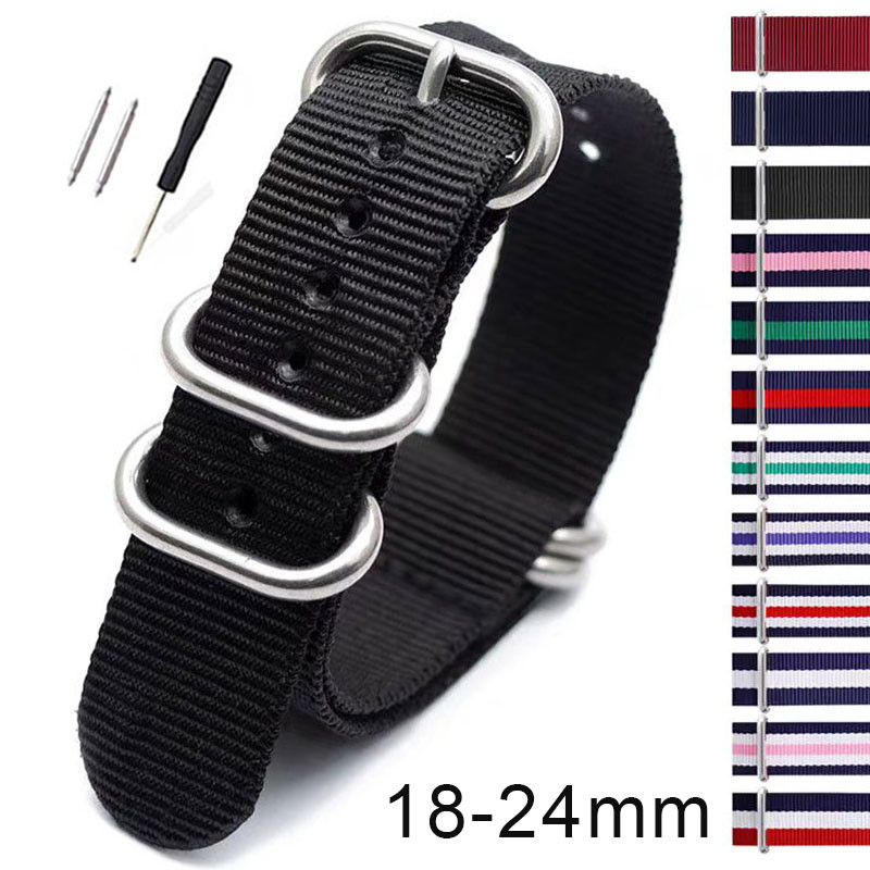 NATO Strap ZULU Nylon Watch Band for DW Classic Bracelet 18mm 20mm 22mm ...