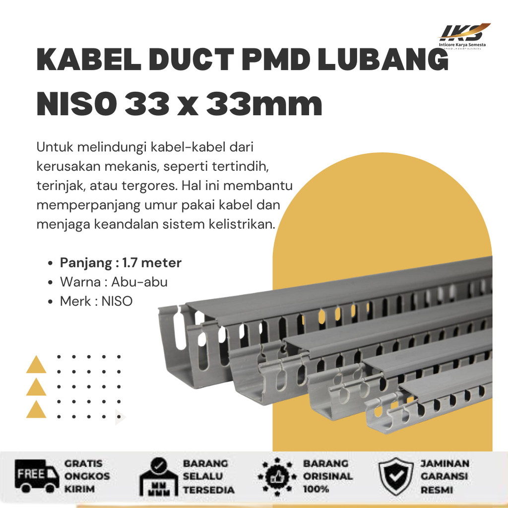 Cable Duct Hole / Cable Protector NISO PMD - 33x33mm | Shopee Malaysia