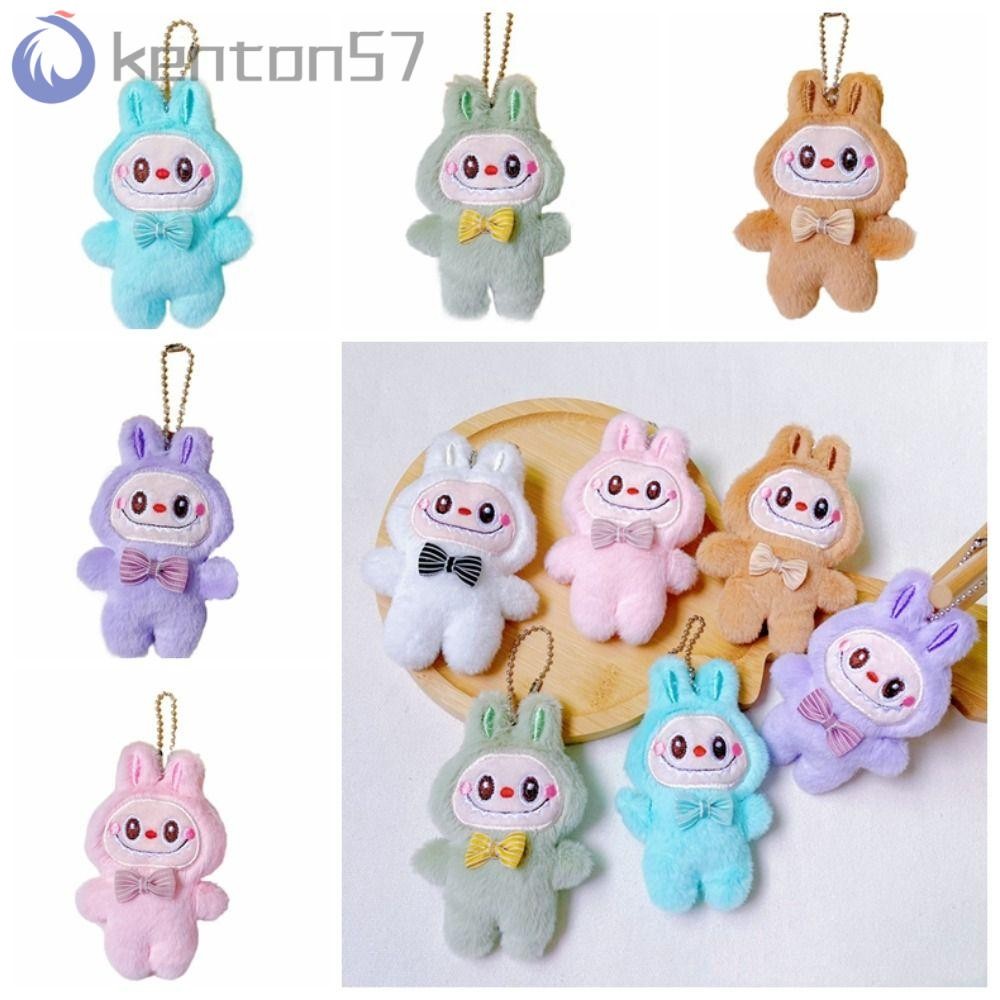 KENTON Labubu Bunny Keychain, Squeak Pendant Plush Brooch Labubu Doll ...