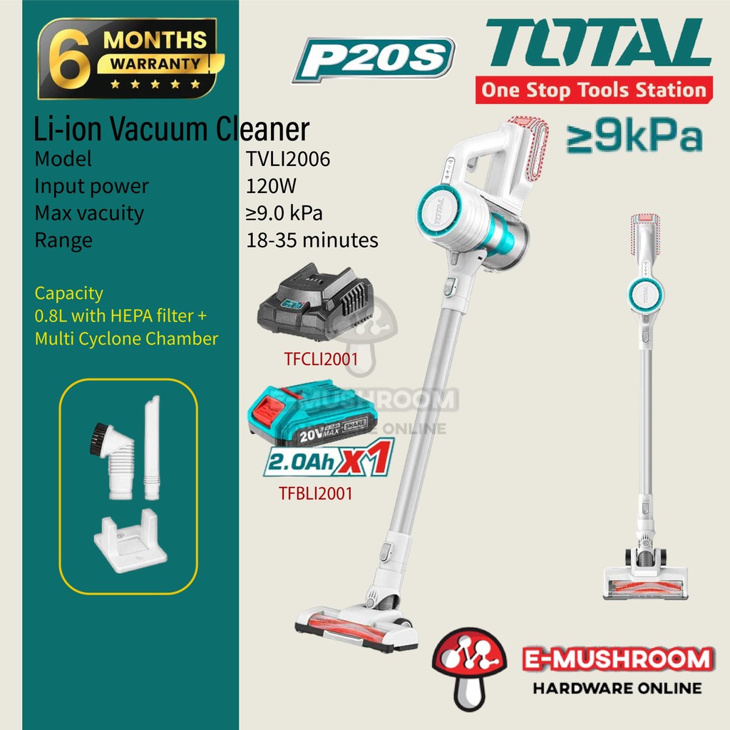 Total TVLI2006 Li-ion Vacuum Cleaner 吸尘器 | Shopee Malaysia
