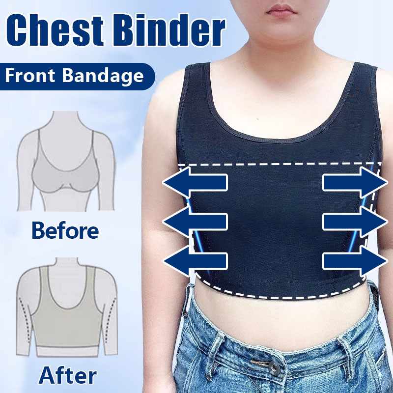 Pullover Chest Binder Bandage Ice Silk Breast Binder Sports Bra Binder