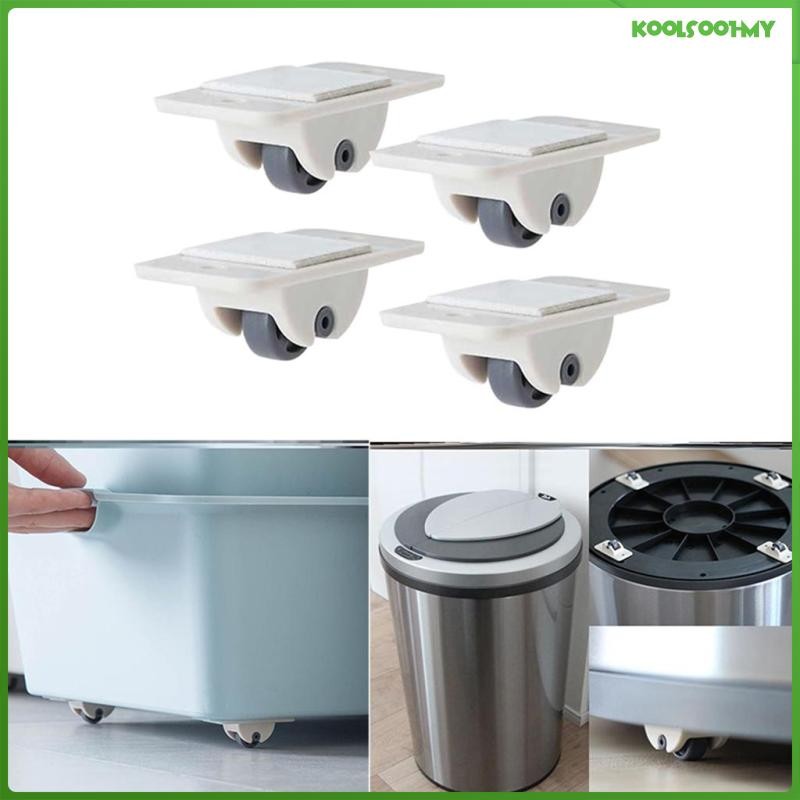 [KoolsoobdMY] 4pcs Small Furniture Wheel Directional Roller Self ...